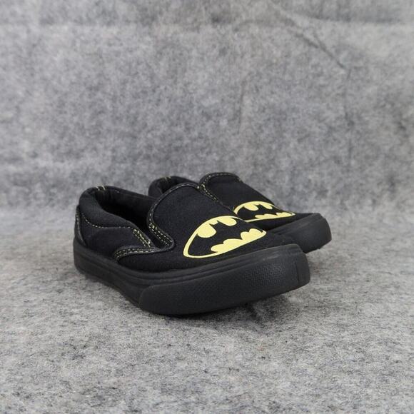 DC Comics | Shoes | Batman Shoes Toddler 7 Sneaker Slip On Canvas Dc ...